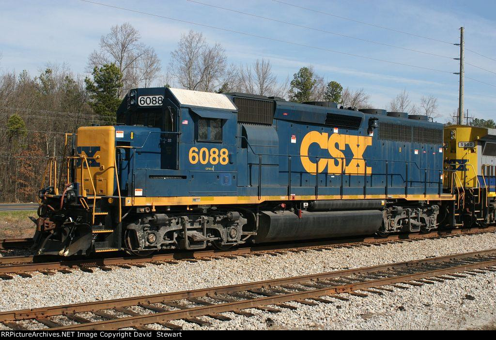 CSX GP40-2 6088